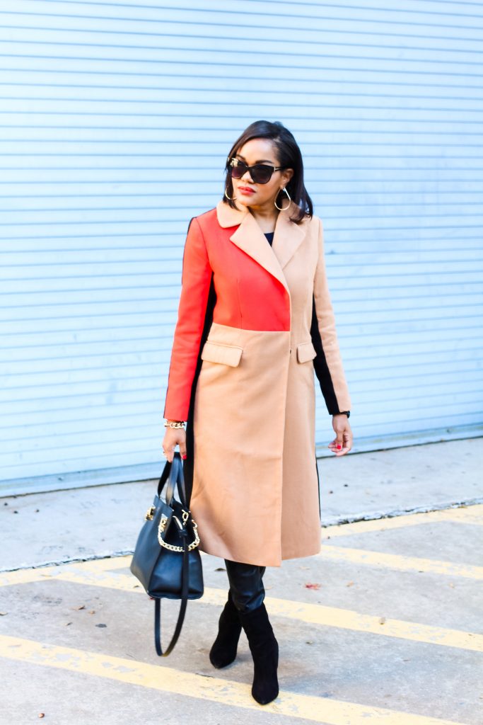 The Color Block Coat I Didn't Think I Needed... But Did!